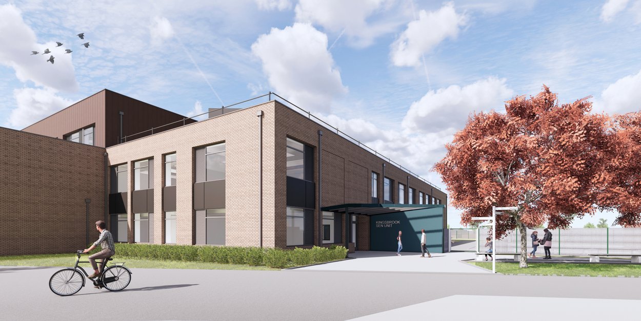 Morgan Sindall is building Kingsbrook Secondary School, a low carbon ...